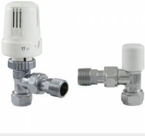 ECA Heating Limited White ECA Liquid Filled Thermostatic Radiator Valve ...