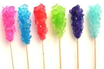 Rock Candy Swizzle Sticks - Pink: Amazon.com: Grocery & Gourmet Food
