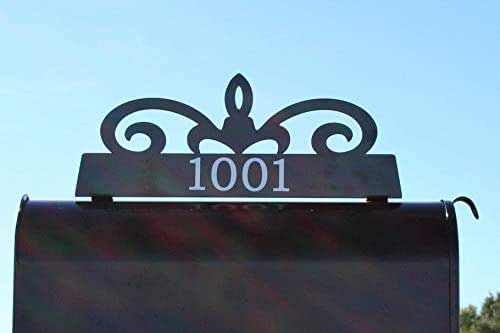 Amazon.com: Customized Name or Address Metal Mailbox Topper: Handmade