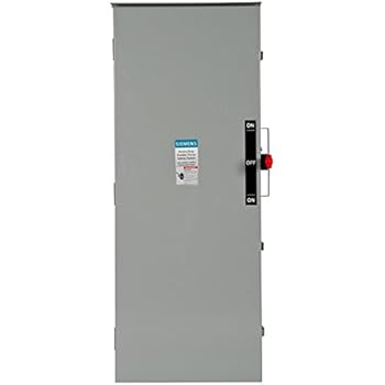 Siemens DTF364R 200-Amp 3 Pole 600-volt 3 Wire Fused Double Throw ...