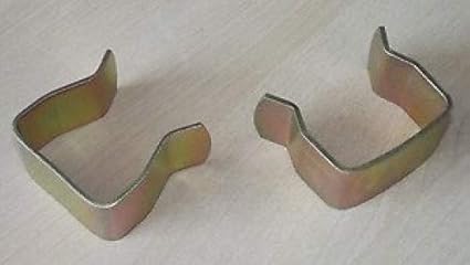 PAIR OF METAL CLIPS FOR DIVAN BED BASE, SET OF STEEL U CLIPS by Keto ...