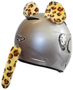 Amazon.com: Awesome Ears Helmet Gear - Leopard Ears w/Tail : Automotive