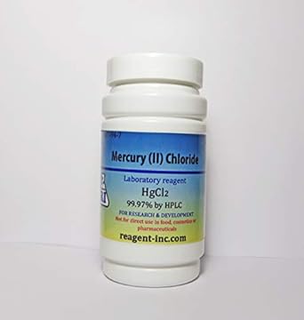 Mercury (II) Chloride, 99.97%, Analytical Reagent (ACS), 50 g: Amazon ...
