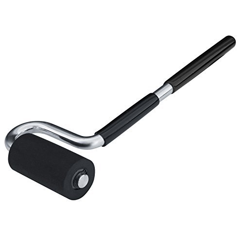 POWERTEC 12" Long Handle J Roller, 1-1/2 Inch Diameter, 3 Inch Wide ...