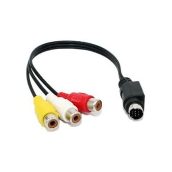 Amazon.com: 6in S-Video to Composite Video Adapter Cable: Home Audio ...