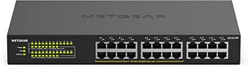 NETGEAR PoE Switch 24 Port Gigabit Ethernet Unmanaged Network Switch ...