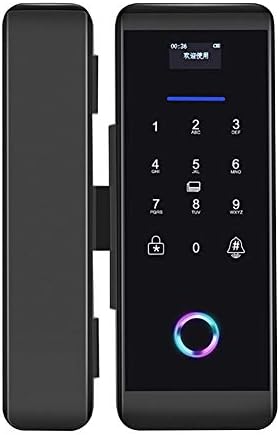 Ccy Smart Glass Door Lock - Electronic Sliding Door Lock Fingerprint ...