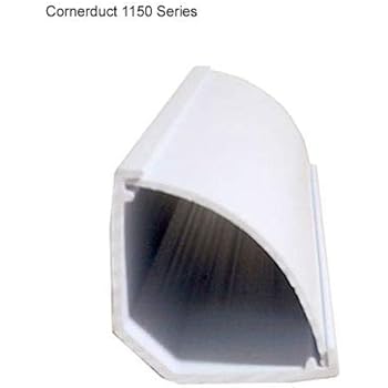 Amazon.com: Small Corner Duct Cable Raceway (1075 Series) - 5 Feet ...