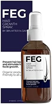 FEG Plus Hair Growth Spray - Nourishes Long, Thick, Strong Hair Quickly ...