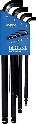 EKLIND 13509 Stubby-Ball-Hex-L Key allen wrench - 9pc set Metric MM ...