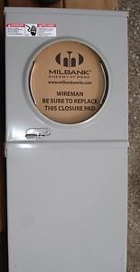 Double Milbank Mobile Home Metered Service Pedestal 200 Amp U5137-O ...