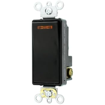 Leviton 5631-2E 20-Amp 120-Volt Decora Plus Rocker Lighted Handle ...