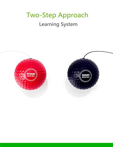 TEKXYZ Boxing Reflex Ball, 2 Difficulty Levels Boxing Ball with ...