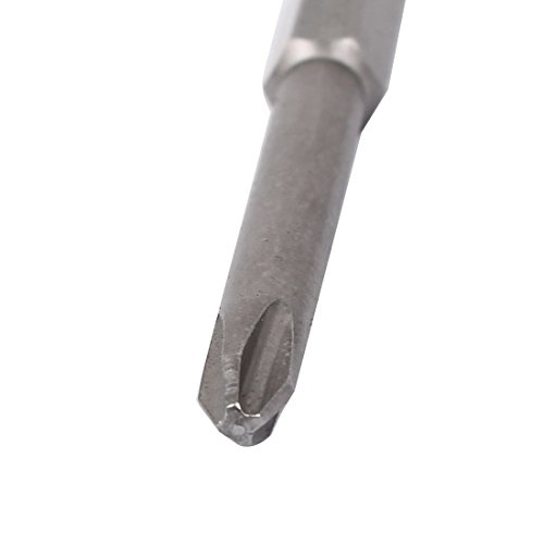 uxcell 65mm Long 5mm Tip PH2 Crosshead Phillips Screwdriver Bits 10pcs