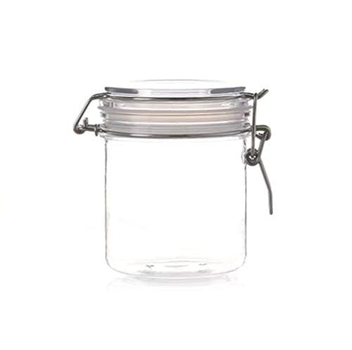 FixtureDisplays® Wire Clasp PET Jar 500 ml Spice Jar Seal Paint Oil ...