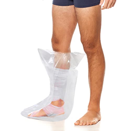 AquaShield Adult Leg Cast & Bandage Protector, Waterproof, Reusable ...