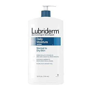 Amazon.com : Lubriderm Daily Moisture Hydrating Body and Hand Lotion ...