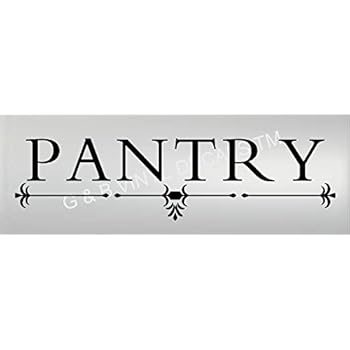 Amazon.com: 24" Pantry Sign Dry Goods and Sundries Sign Kitchen Door ...