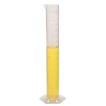 Corning 3022P-2L Polypropylene Graduated Cylinder with Funnel Top ...