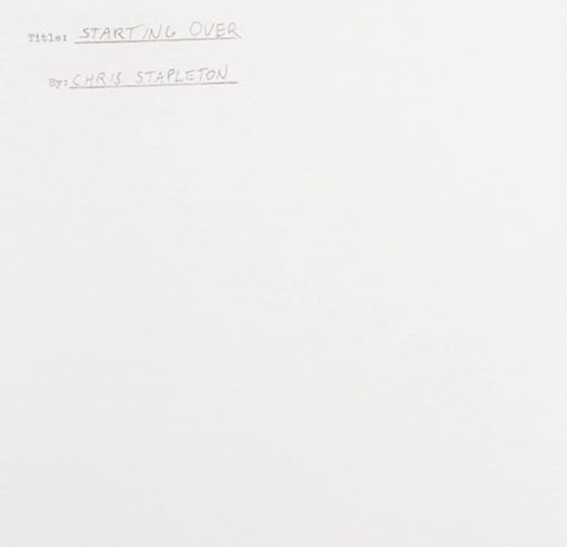 Chris Stapleton - Starting Over - Amazon.com Music