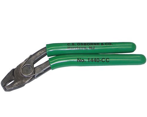 C. S. OSBORNE 1440-CC - HOG RING PLIER, BENT HANDLE, CLOSING SPRING for ...