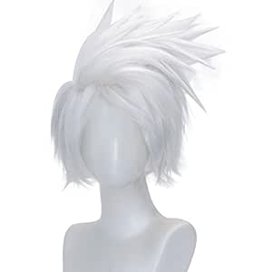 Amazon.com: TSNOMORE Anime Kakashi Cosplay Wig for Men Short Layered ...