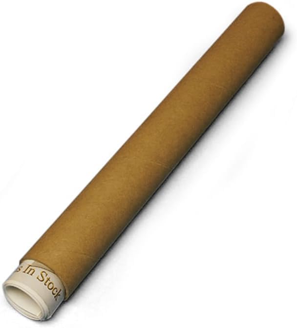 Paper Mart Cardboard Tubes for Shipping, 2 x 12 x 0.06 Inch Brown ...