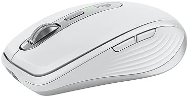 Logitech MX Anywhere 3S Compact Wireless Mouse, Fast Scrolling, 8K DPI Any-Surface Tracking ...
