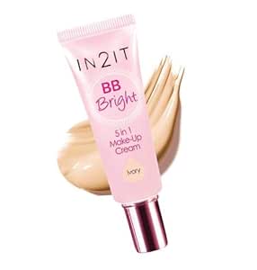 Amazon.com : #MG IN2IT BB Bright Make Up Cream BQB01 Ivory 10g -An all ...