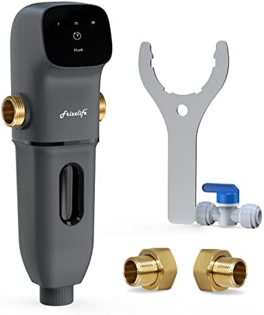 Frizzlife JX800 Spin Down Sediment Water Filter, Auto-Flushing with ...