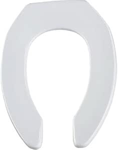 Bemis 1955CT 000 Commercial Plastic Open Front Toilet Seat with STA ...