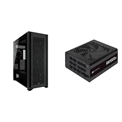CORSAIR 7000D Airflow Full-Tower ATX PC Case, Black & RMX Series (2021 ...