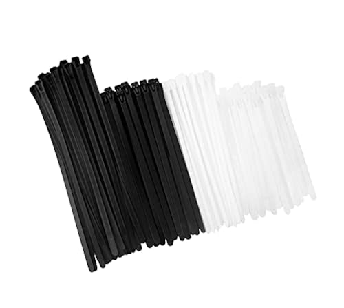 WISLIGHT Reusable Releasable Adjustable Nylon Cable Zip Ties 100 PACK 6 ...
