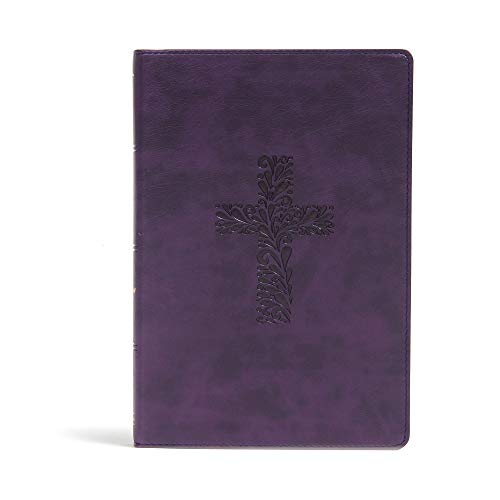 KJV Rainbow Study Bible, Purple LeatherTouch, KJV Holy Bible, Black ...
