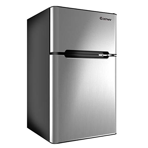 Costway Compact Refrigerator 3.2 cu ft. Unit Small