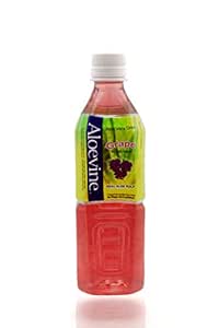 Amazon.com : Aloevine Aloe Vera Drink (Grape, 16.9 oz 20 Pack ...