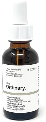 The Ordinary SALICYLIC ACID 2% ANHYDROUS SOLUTION Clear, 30 ml (Pack of ...
