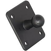 Amazon.com: BRCOVAN 1'' Ball Mount Base with Aluminum Alloy 4-Hole AMPS ...
