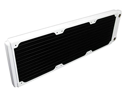 XSPC TX360 Ultra Thin Radiator, 120mm x 3, Triple Fan, White | Pricepulse