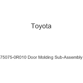 Amazon.com: Genuine Toyota 75075-0E050 Door Molding Sub-Assembly ...