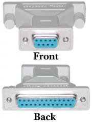 Switch Box DB9 Female DB25 Female Serial Loop Back Tester Tester Tester ...