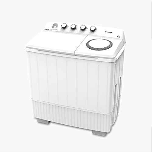 Hommer 18 kg Twin Tub Semi Automatic Washing Machine with Knob Control ...