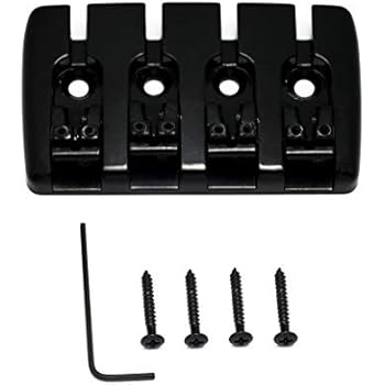 Amazon.com: Guyker 3 Point 4 String Bass Bridge Tailpiece – Zinc Alloy Bridges Tailpiece with ...