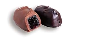 Amazon.com : Chocolate, Dark Chocolate Raspberry Jellies, 8 Oz Bag ...