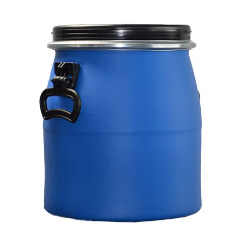 Mua ITP Packaging 20 Litre Plastic Blue Open Top Barrel with Lid, Food ...