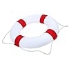 Life Preserver Ring, 52cm/20inch Solid Foam Life Buoy with Perimeter ...