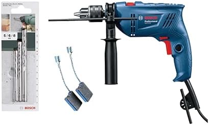 Bosch Professional Bundle Impact Drill GSB 570 3 CYL Drill Bits Carbon ...