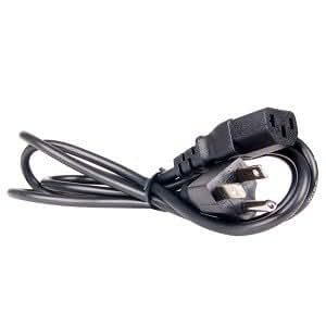 Amazon.com: 6' Standard US Computer Power Supply Cord (Black ...