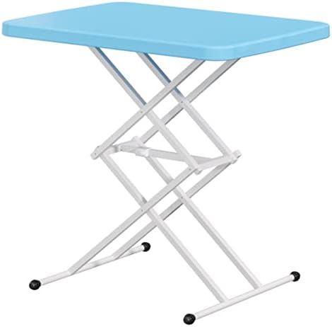 Small Folding Table, 65 * 45CM Height Adjustable Foldable Utility Table ...