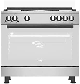 سعر Beko Cook Master I Gas Cooker - 5 Burners - 90 cm - With Oven 111 ...